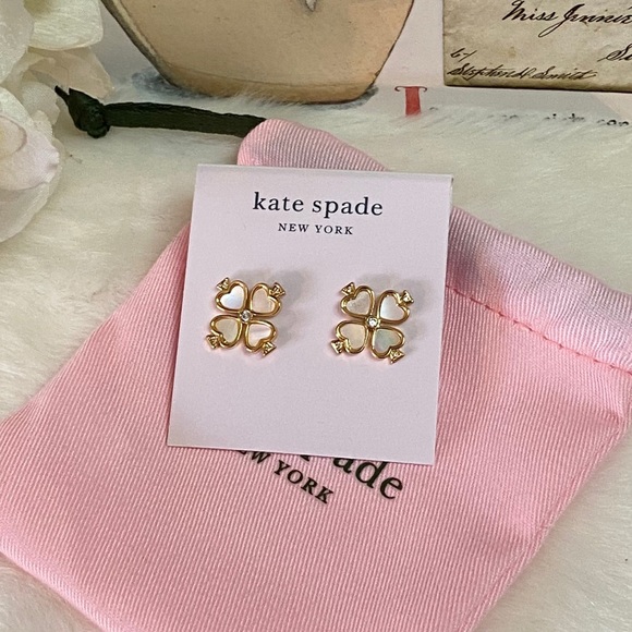 kate spade | Jewelry | Nwt Kate Spade Legacy Logo Demi Fine Spade ...